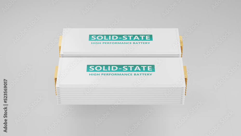 Solid-state battery pack design for electric vehicle (EV) concept ...