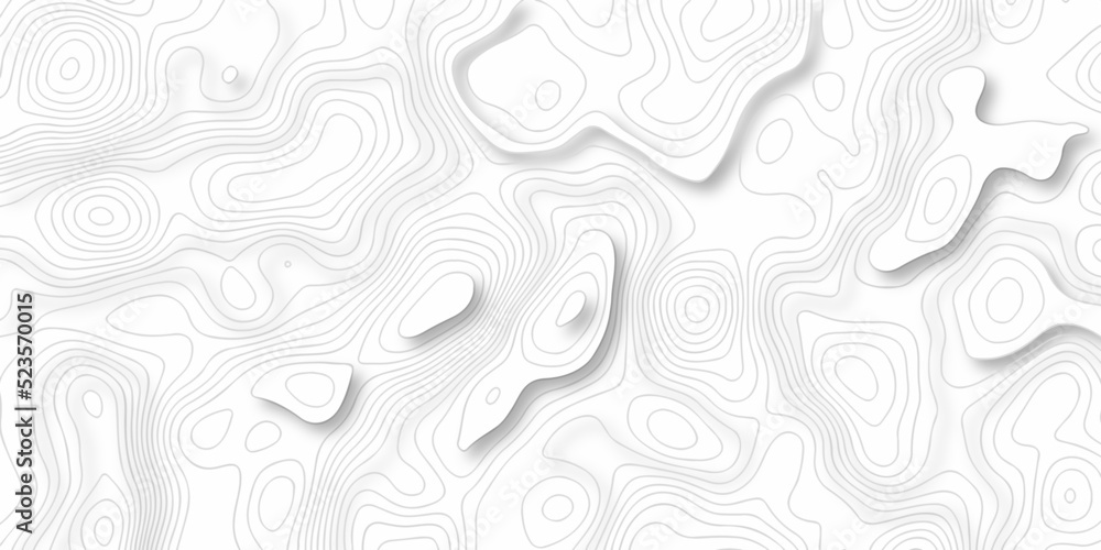 abstract vactor white lines pattern and Topographic and maunt,river,sea ...