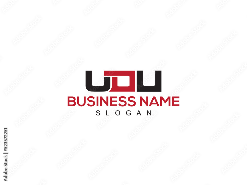 Monogram UOU Logo Icon Design, Creative uou Logo Letter Vector Art With ...