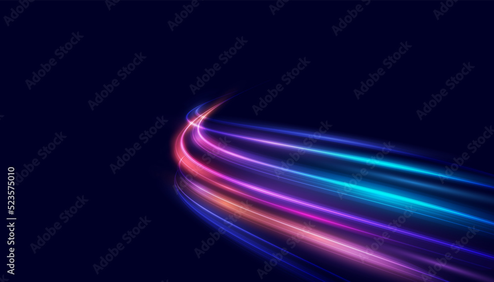 Modern abstract high-speed motion effect. Futuristic dynamic motion ...