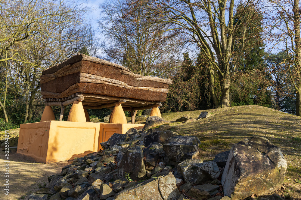 Berg en Dal, The Netherlands - January 30, 2022: Open air display areas ...