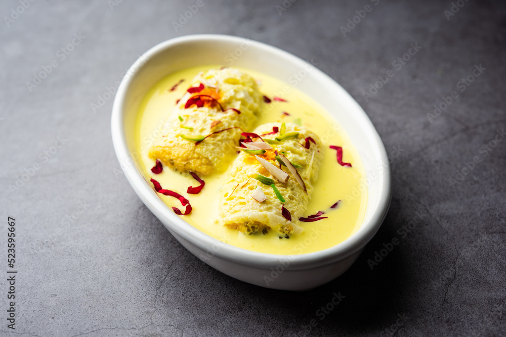 Cream Chop or Malai Chop, popular in Bangladesh and India. Stock Photo ...