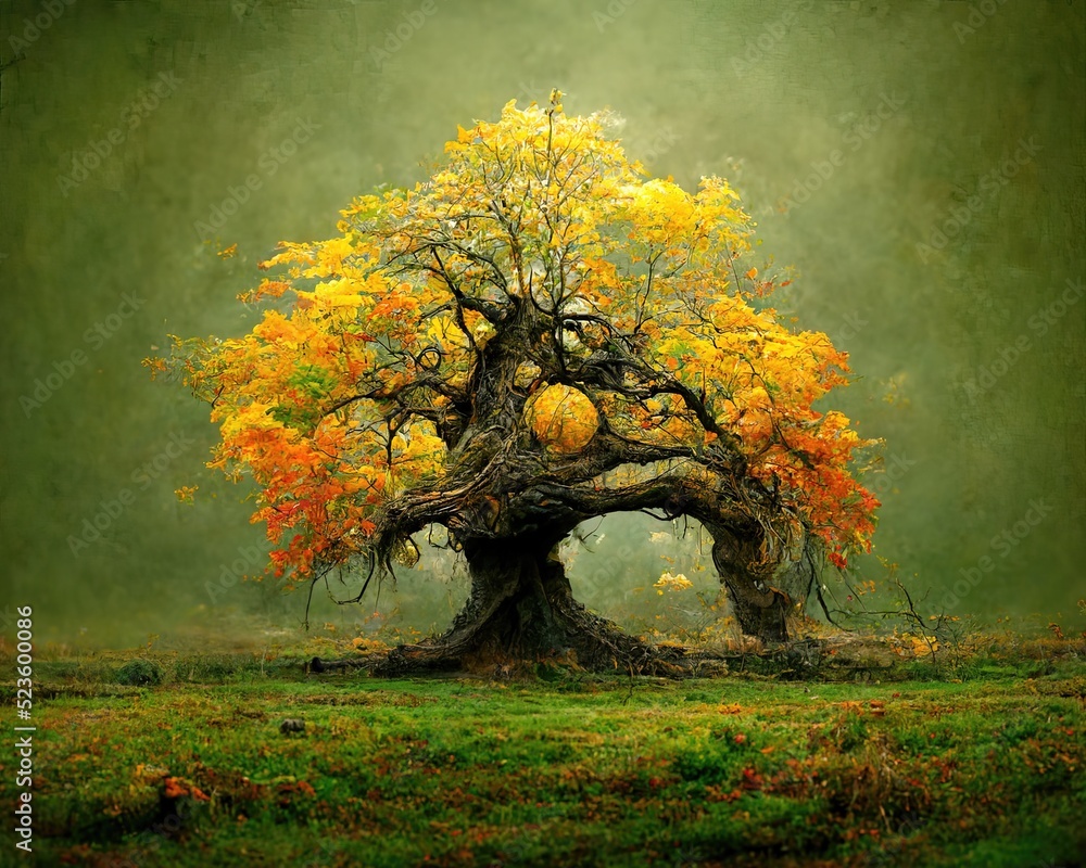 Big Old Tree Art
