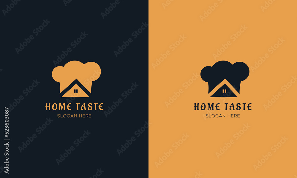 Home Taste Logo, home food logo, home restaurant logo, minimal ...