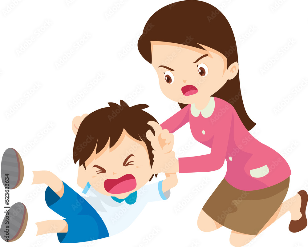 expressing anger and emotion angry cartoon character Stock Illustration ...