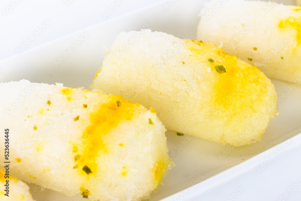 Indian sweet food Long Rasgulla Also Know as Rosogolla, Roshogolla ...