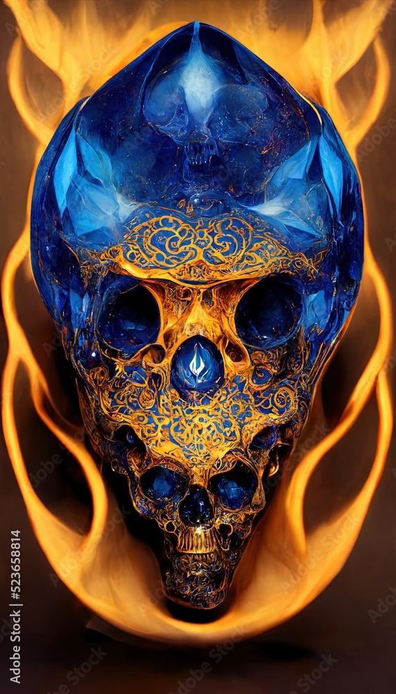 Gothic horror dark scene with a demon from hell. Artistic abstract ...