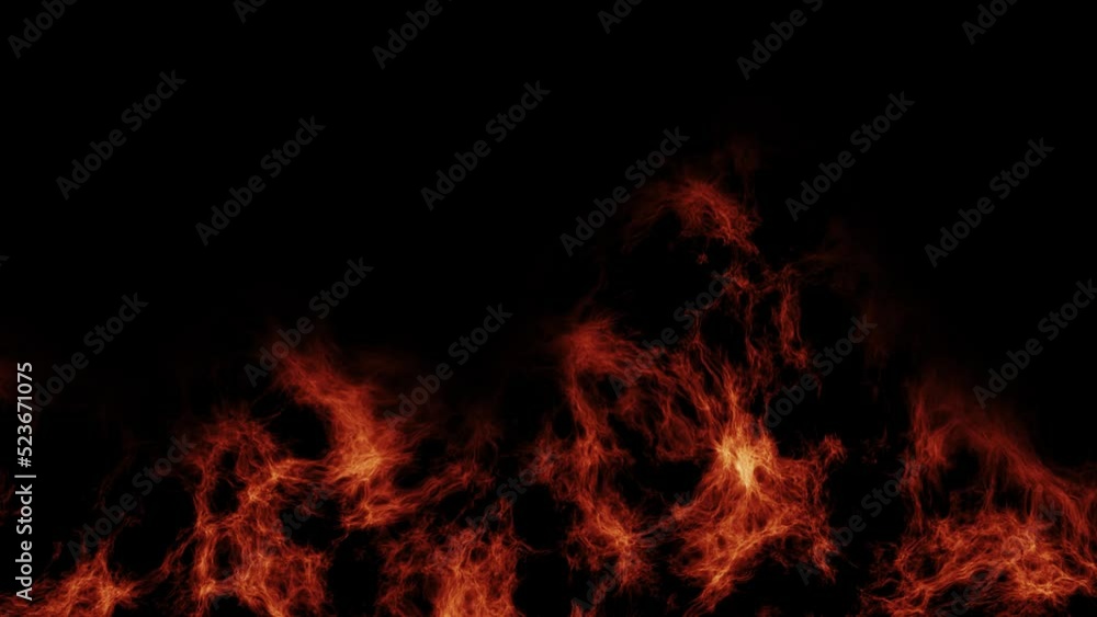 Vidéo Stock Fire flame loop effect, Burning Background with fire, Abstract background seamless ...