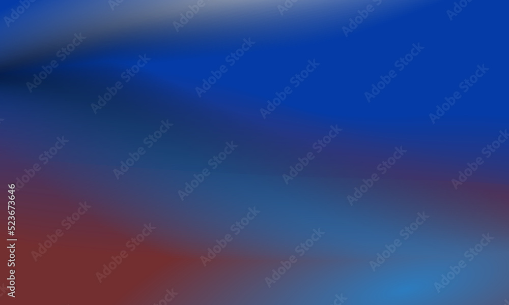 Beautiful gradient background blue, red and white smooth and soft ...