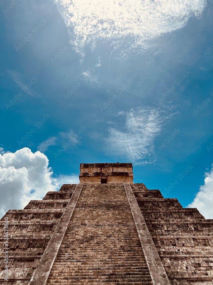chichen itza pyramid Stock Photo | Adobe Stock