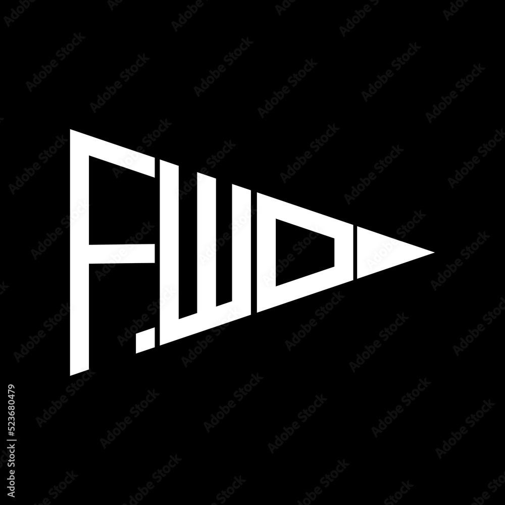 FWO letter logo design.FWO creative initials monogram vector letter ...