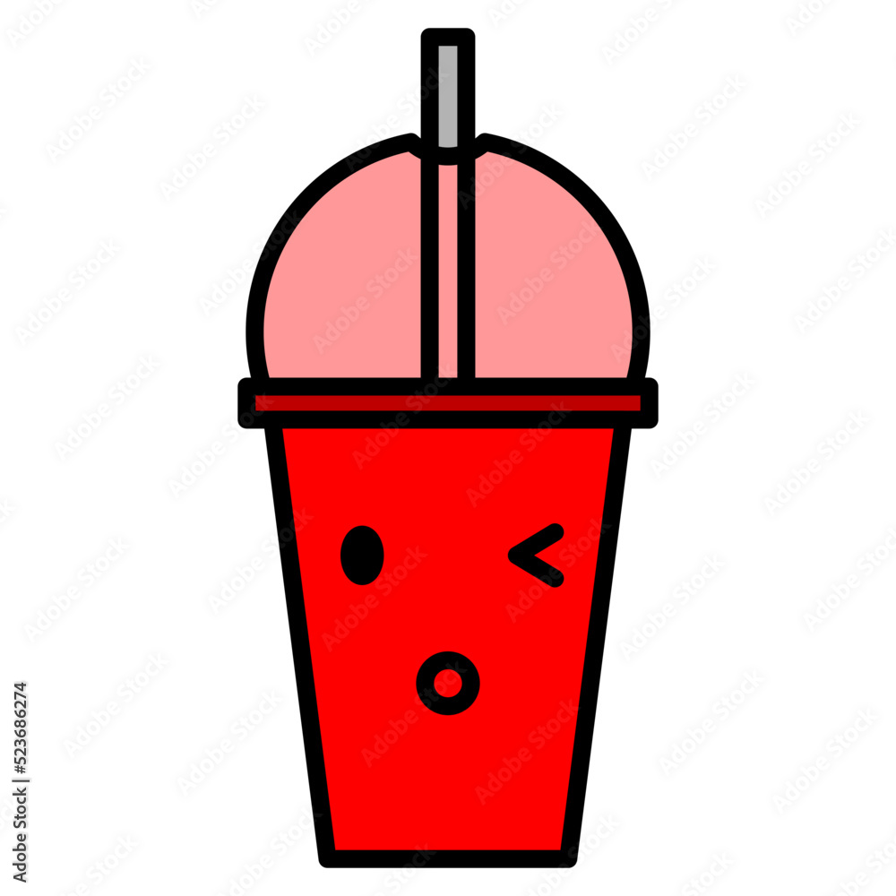 emojis fast food icons Stock Vector | Adobe Stock