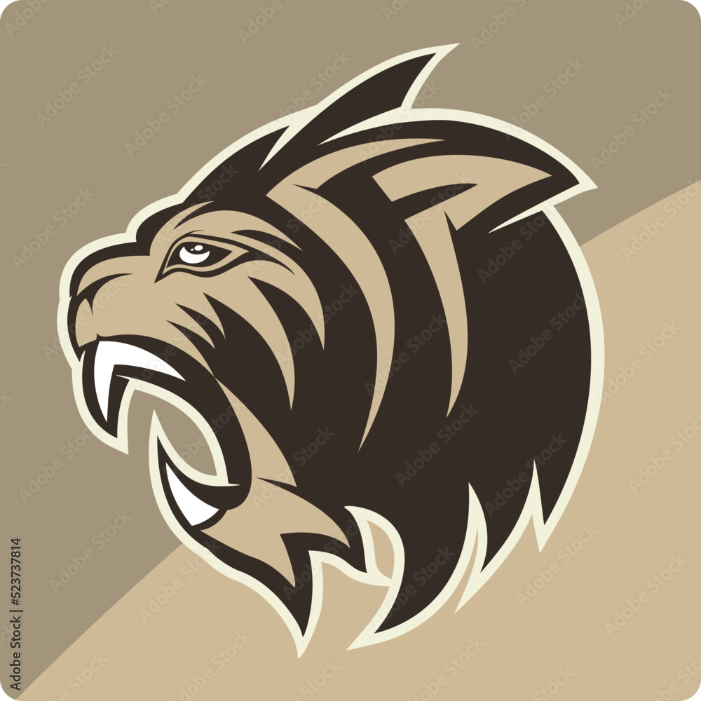 vector of bears sport logo. Furious bear sport vector logo concept ...