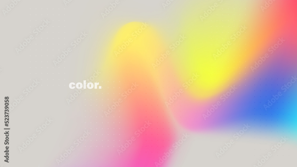 Soft colorful gradient shape background design Stock Vector | Adobe Stock