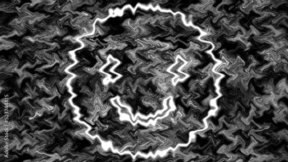 Modern creative concept video 4K with blacked graphic emoticon. GIF ...