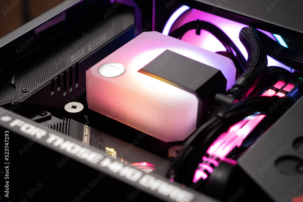 KL, MALAYSIA - June 9th, 2022 : A gorgeous ARGB Water cooler block for ...