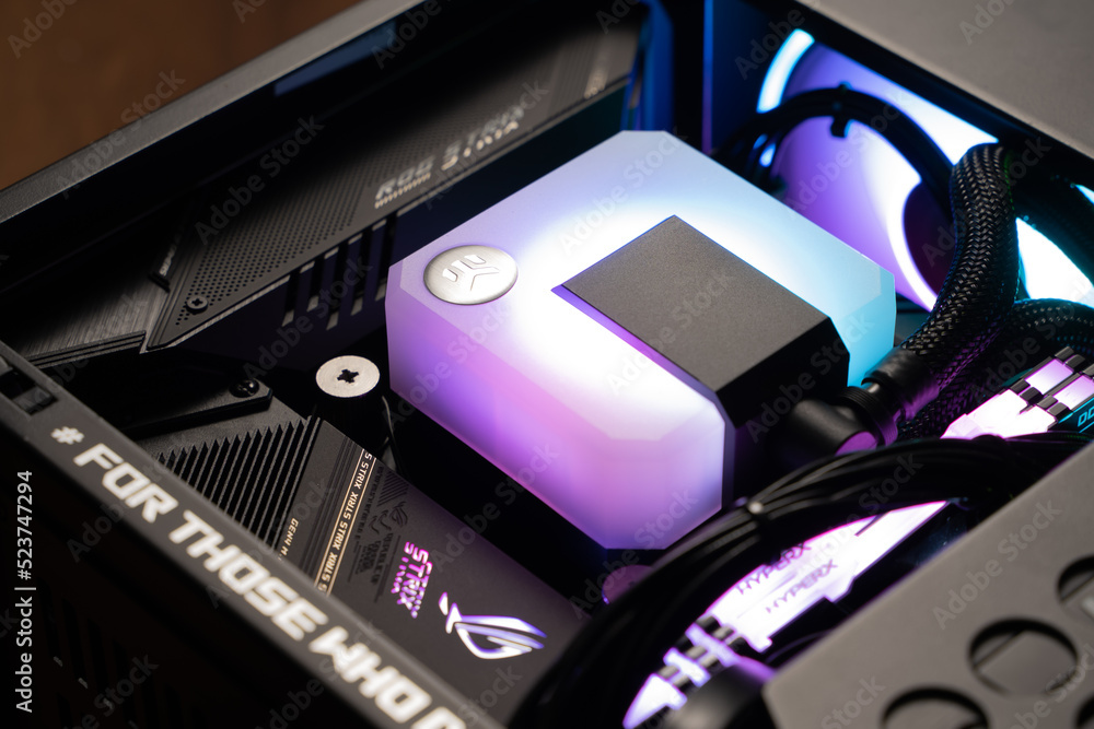 KL, MALAYSIA - June 9th, 2022 : A gorgeous ARGB Water cooler block for ...