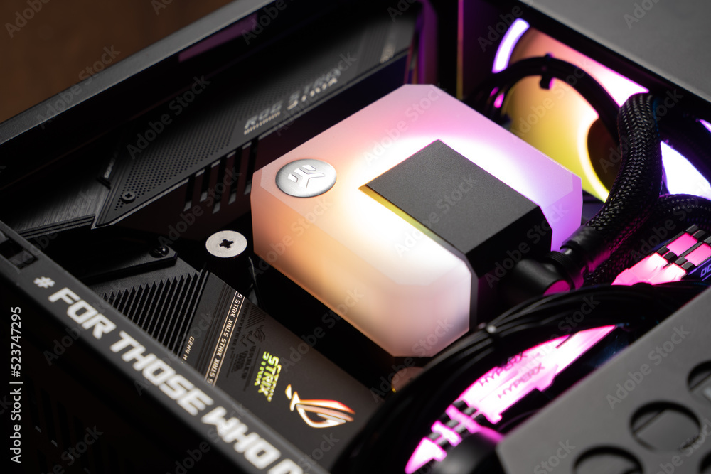 KL, MALAYSIA - June 9th, 2022 : A gorgeous ARGB Water cooler block for ...