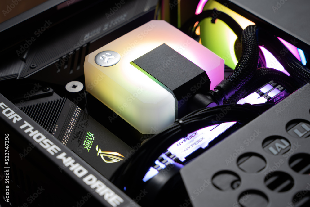 KL, MALAYSIA - June 9th, 2022 : A gorgeous ARGB Water cooler block for ...