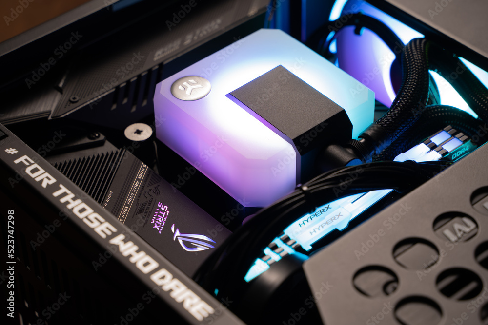 KL, MALAYSIA - June 9th, 2022 : A gorgeous ARGB Water cooler block for ...