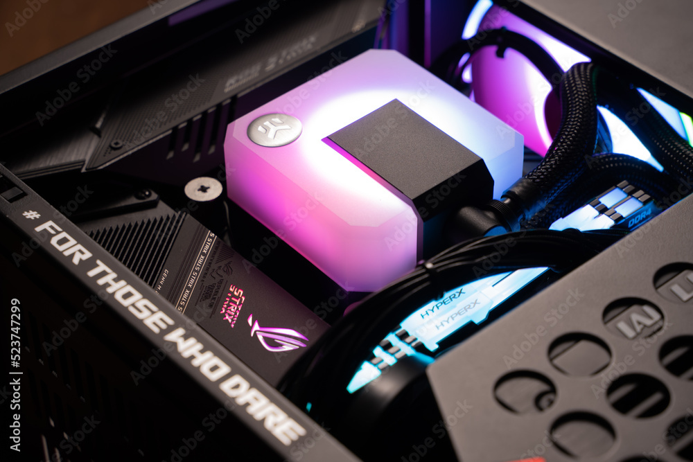 KL, MALAYSIA - June 9th, 2022 : A gorgeous ARGB Water cooler block for ...