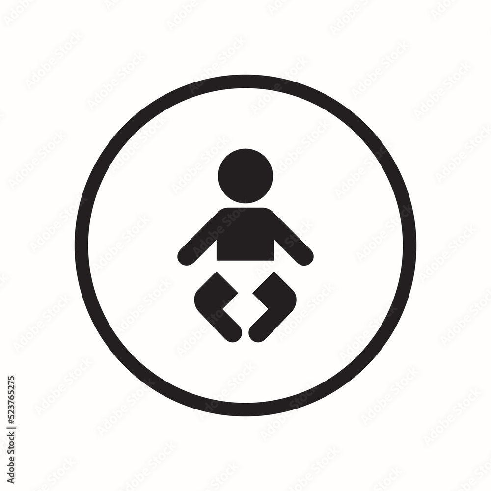 male and female symbols . child symbol and sign . road crossed icon ...