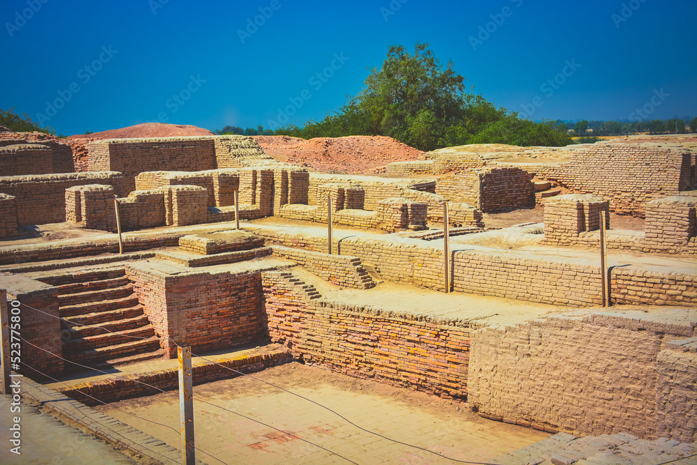 MohenJo Daro ruin archaeological site foto de Stock | Adobe Stock