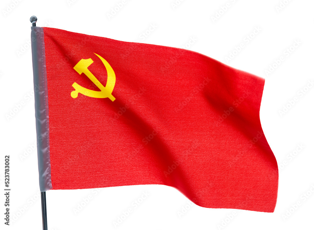 Poster Flag of the Chinese Communist Party on white background – Wall ...