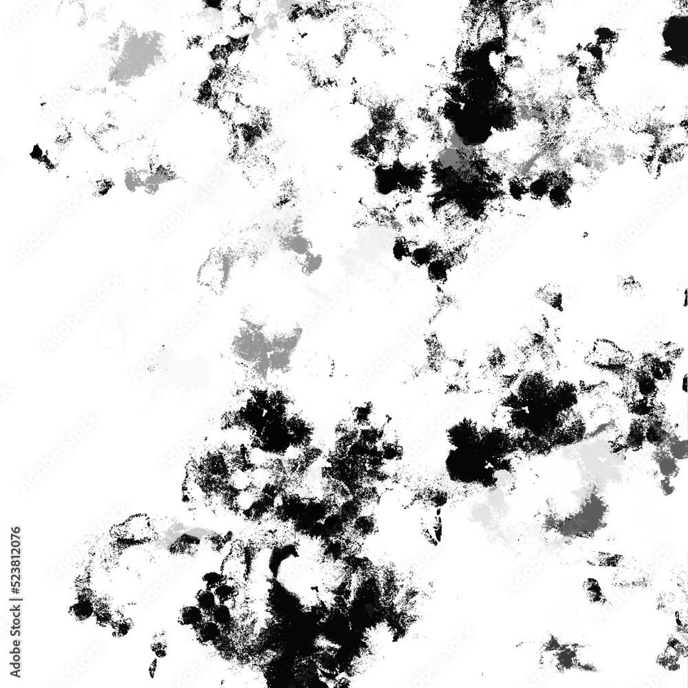 Black paint stroke texture on white paper. Abstract ink background ...