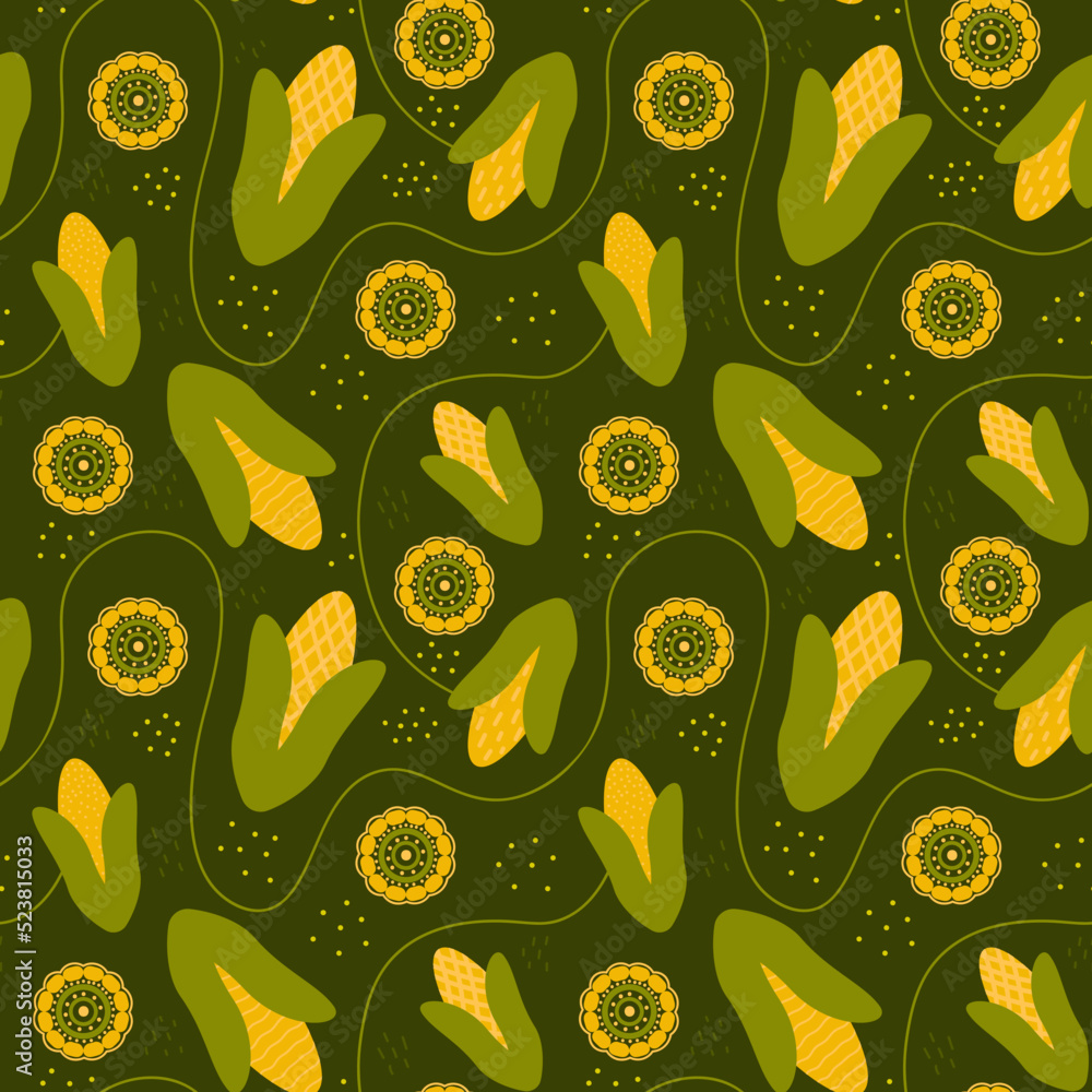 Corn Background Design