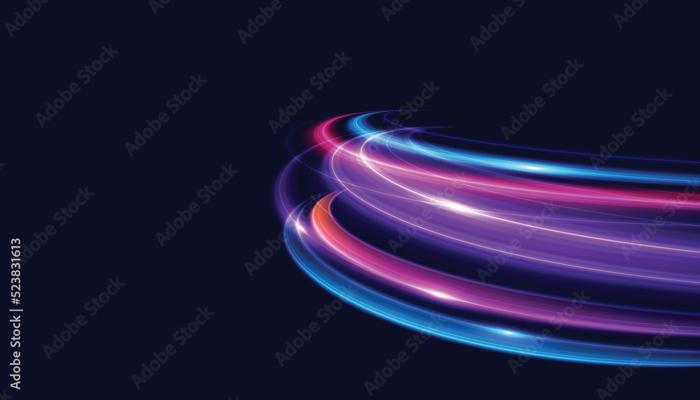 Modern abstract high-speed motion effect. Futuristic dynamic motion technology. Motion pattern ...