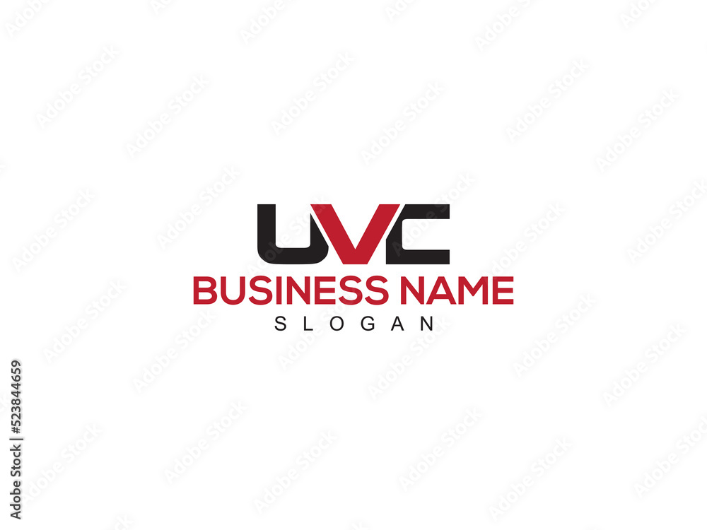 Colorful UVC Logo Icon, Premium uvc Logo Letter Vector Image With Unique Three Letter Design For ...