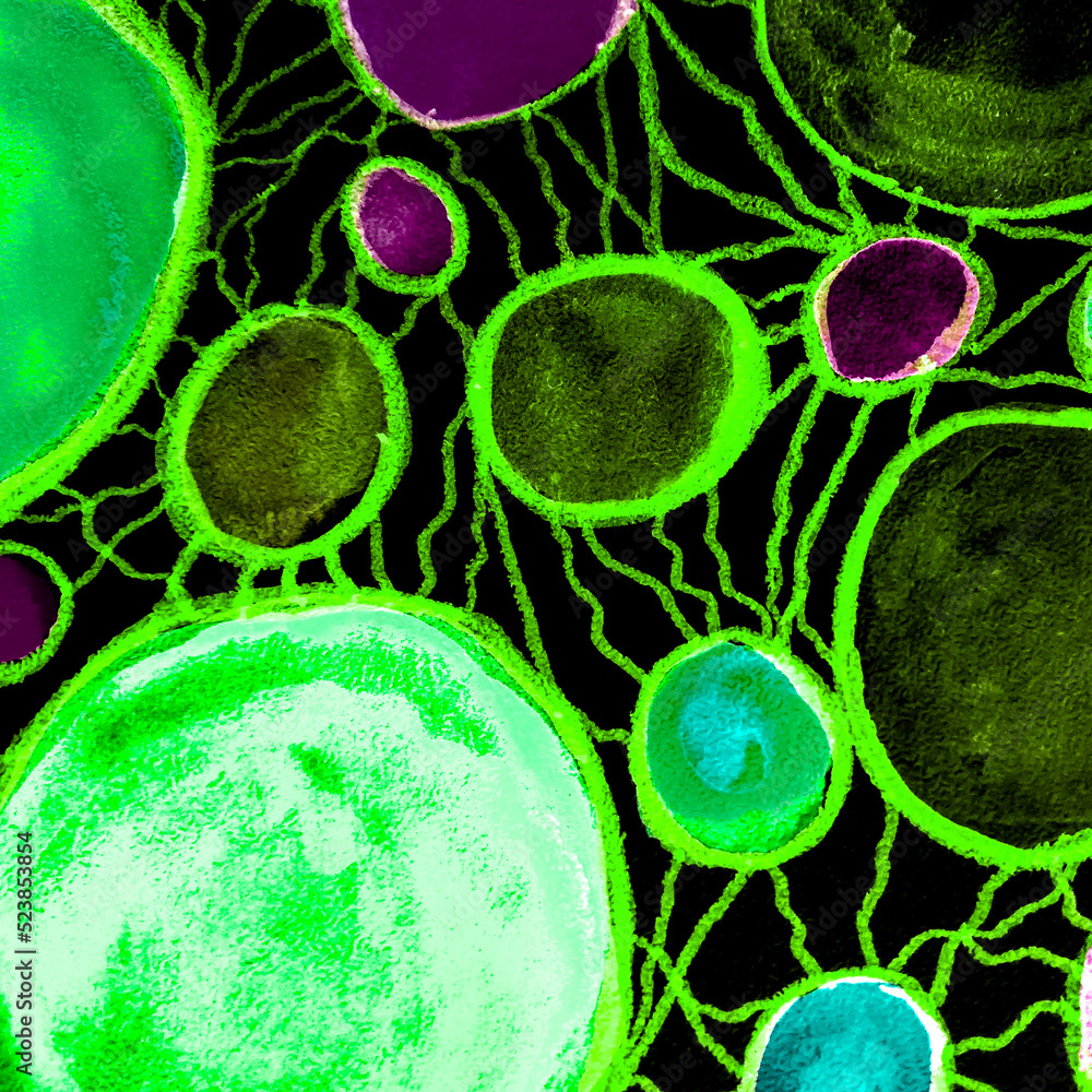 Seafoam Leukemia Cells. Green Cancer Immunity. Lime Cancer Cells ...