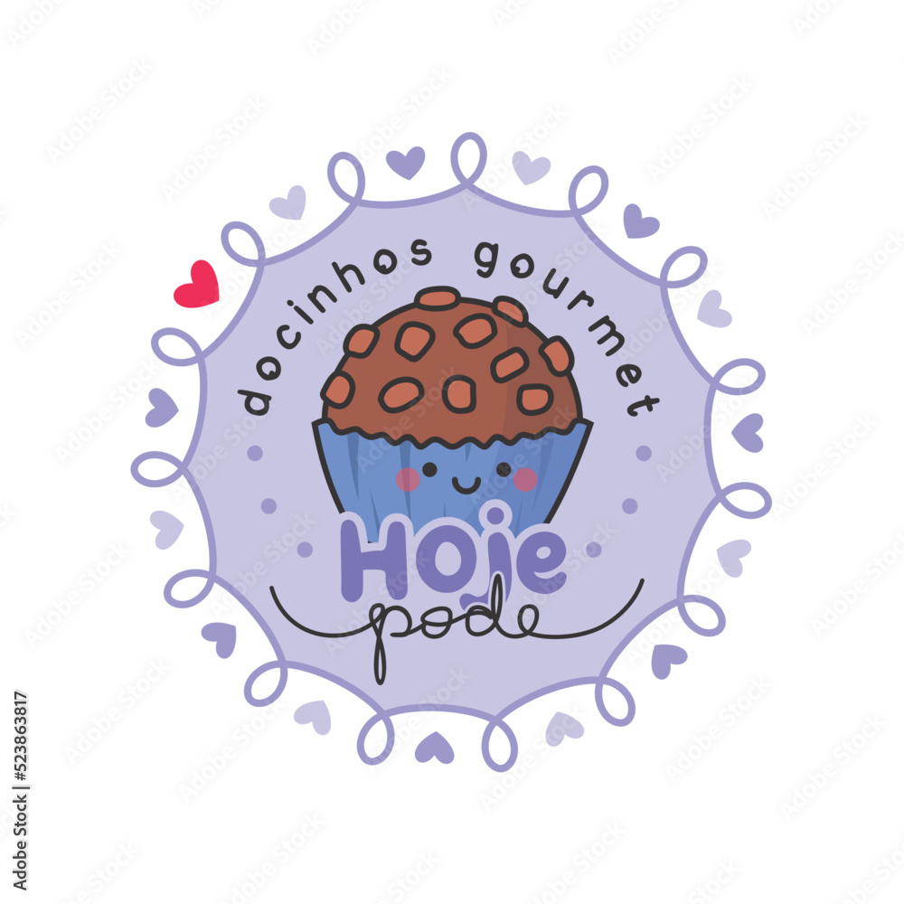 Vetor de Desenho brigadeiro, desenho para docinhos, logomarca docinhos ...