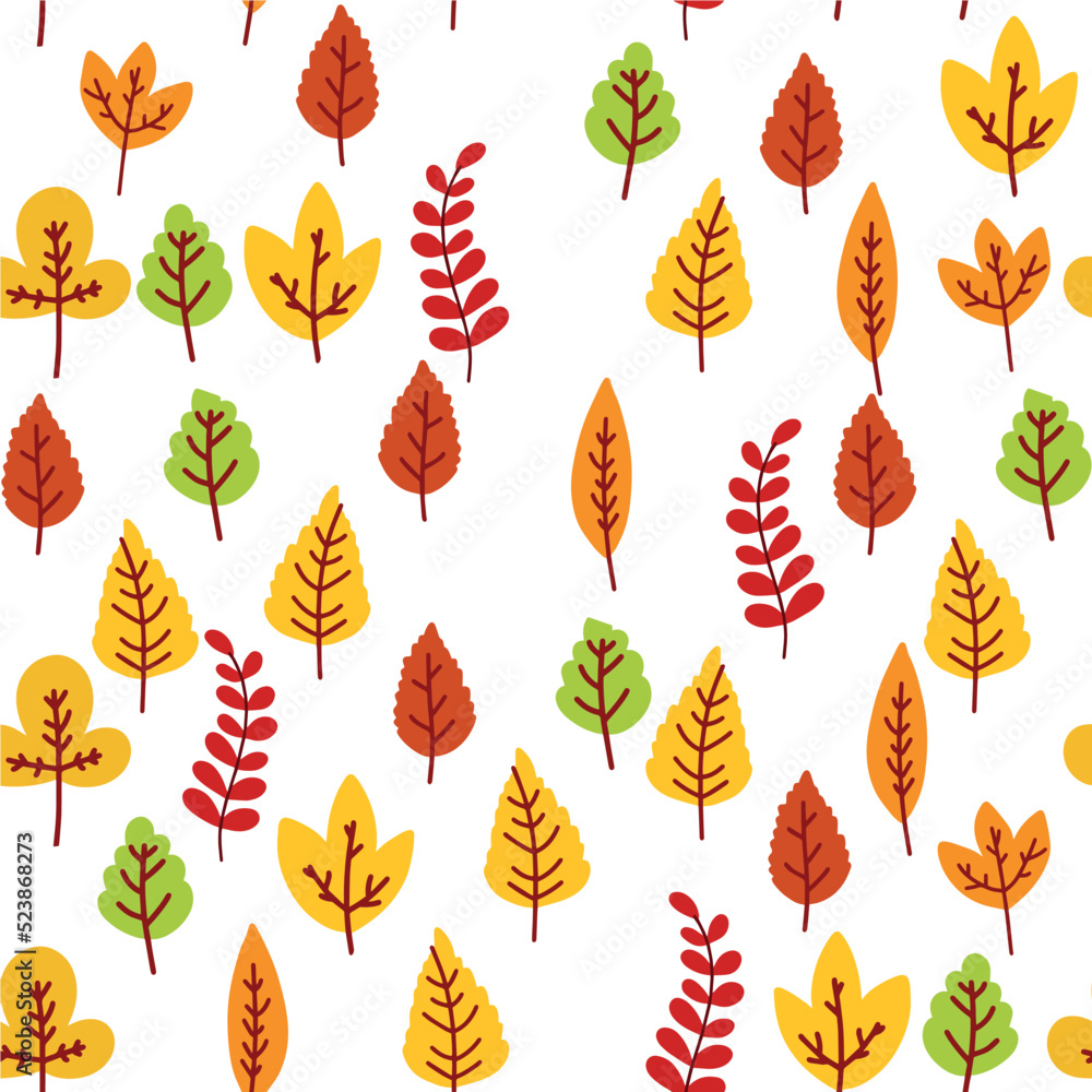 Pattern of autumn leaves. Simple background leaves autumn background ...