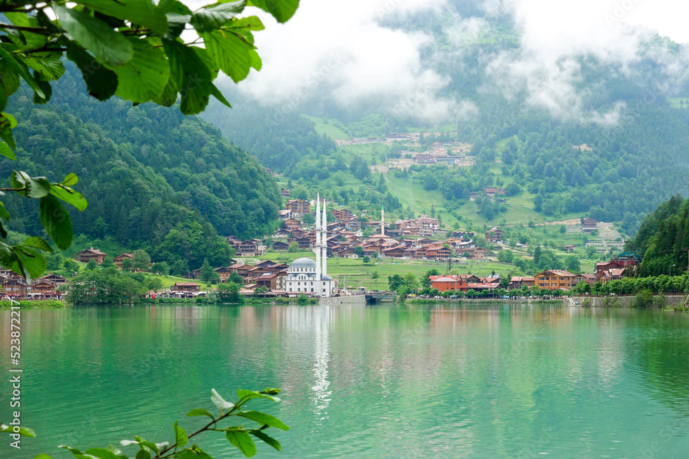 foggy day in Uzungöl - Uzungöl district, Çaykara - Trabzon, Turkey ...