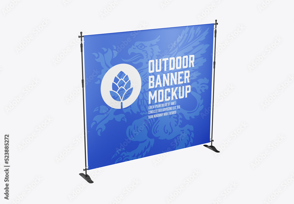 Advertising Stand Mockup Stock Template | Adobe Stock
