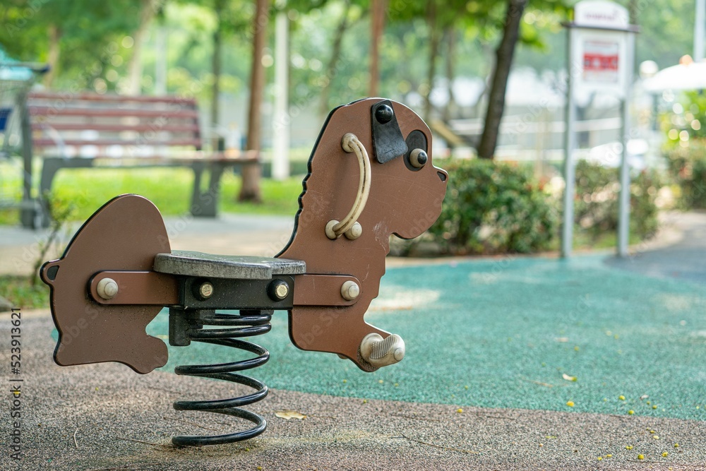 Doggy Spring Rocker in an HDB neighbourhood playground, Whampoa Dew ...