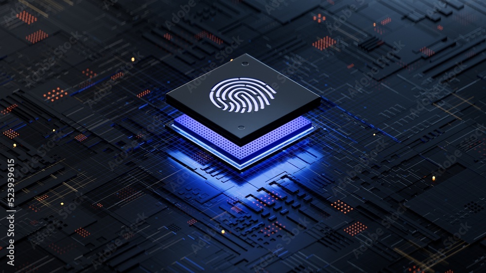 integrated circuit,authentication online, Fingerprint login ...