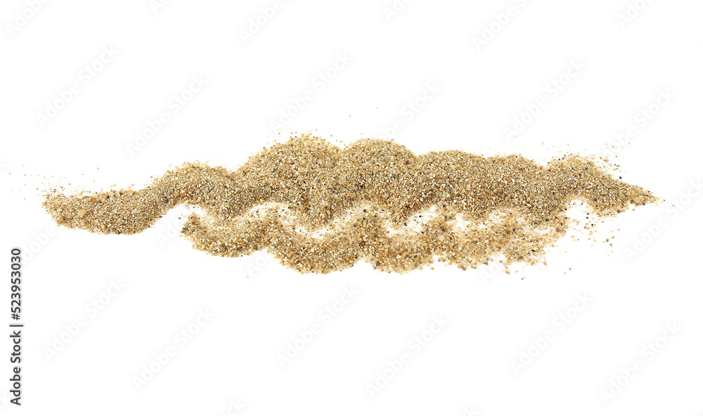 pile desert sand explosion isolated on transparent background png file ...
