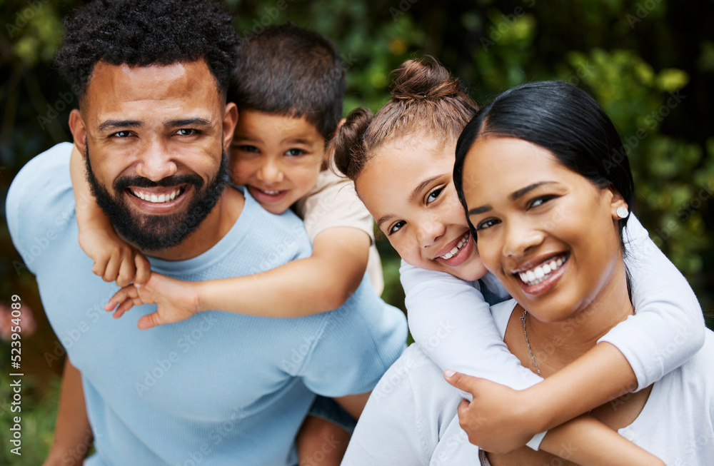 Happy, smiling and loving family bonding enjoying fun moments together ...