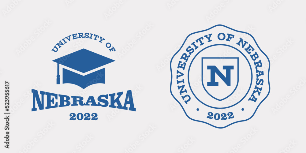 Nebraska slogan typography graphics for t-shirt. University print and ...