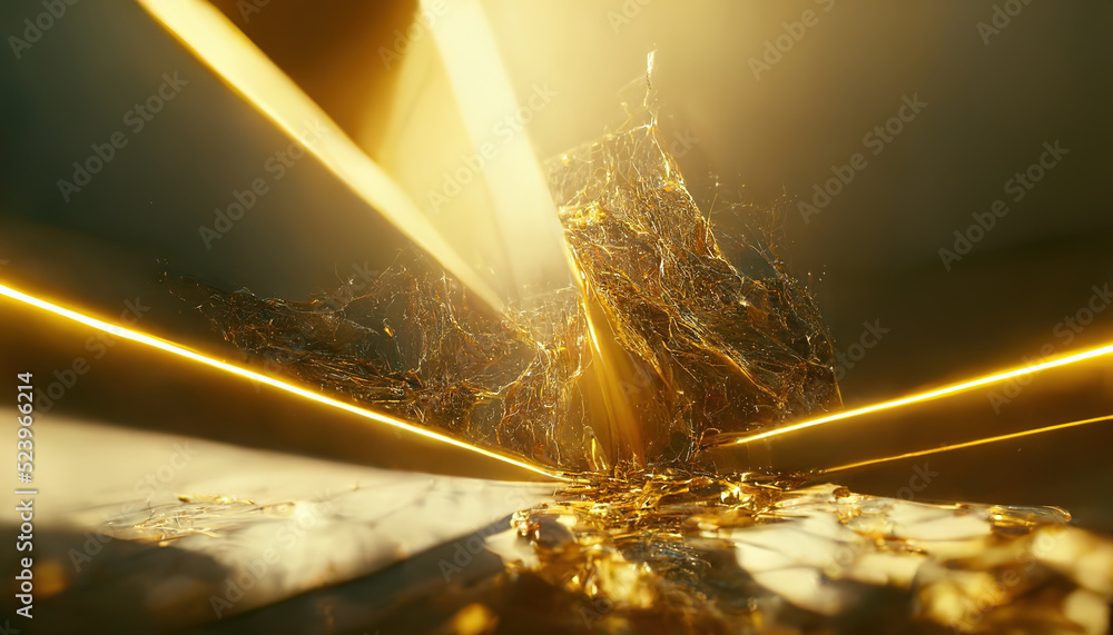 Abstract luxury golden background. Mysterious beautiful shiny gold ...