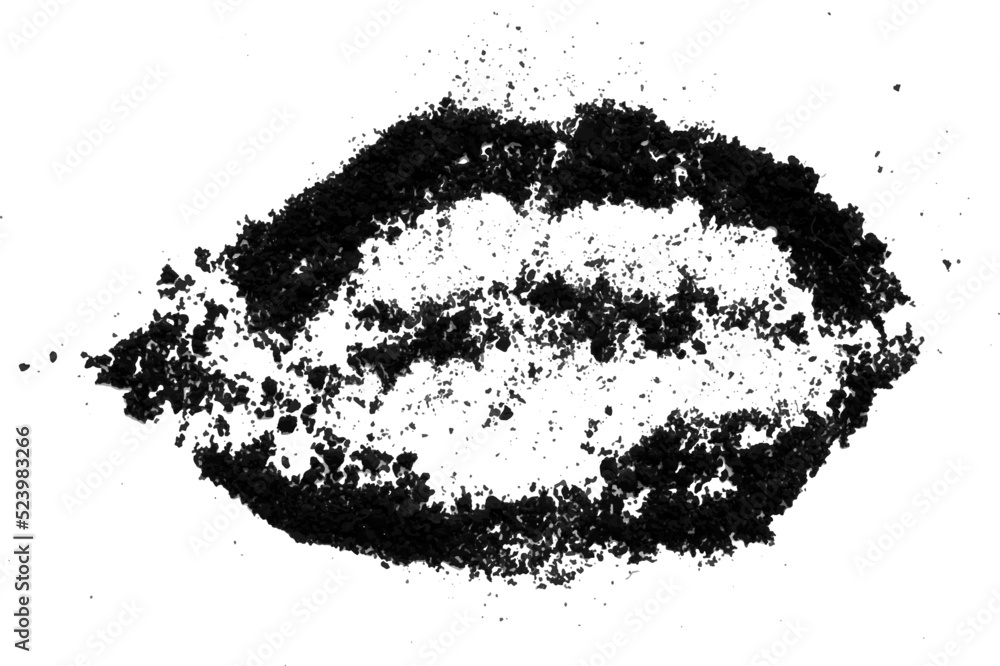 Black grunge on a transparent background. Simply Place illustration ...