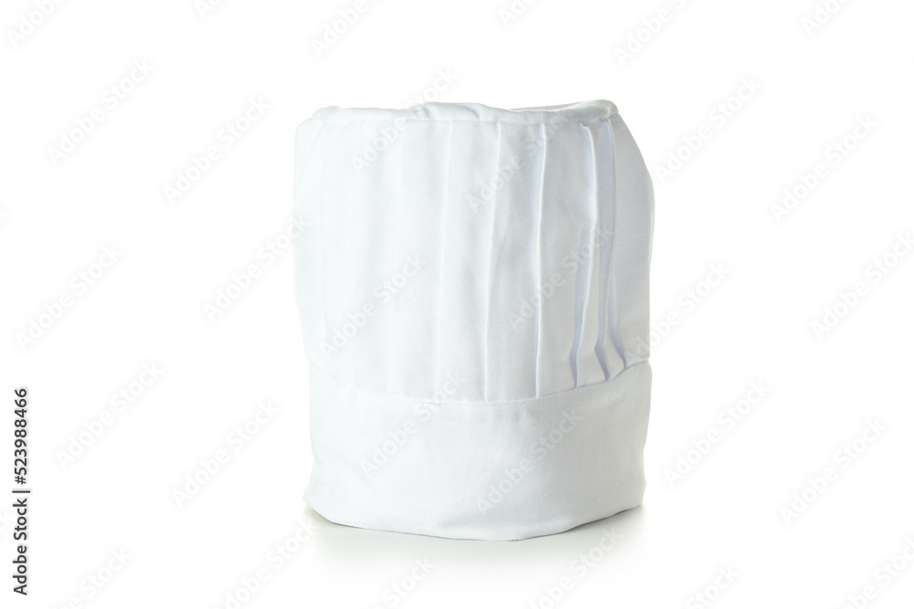 Chef hat isolated on white background, concept of chef uniform Stock ...
