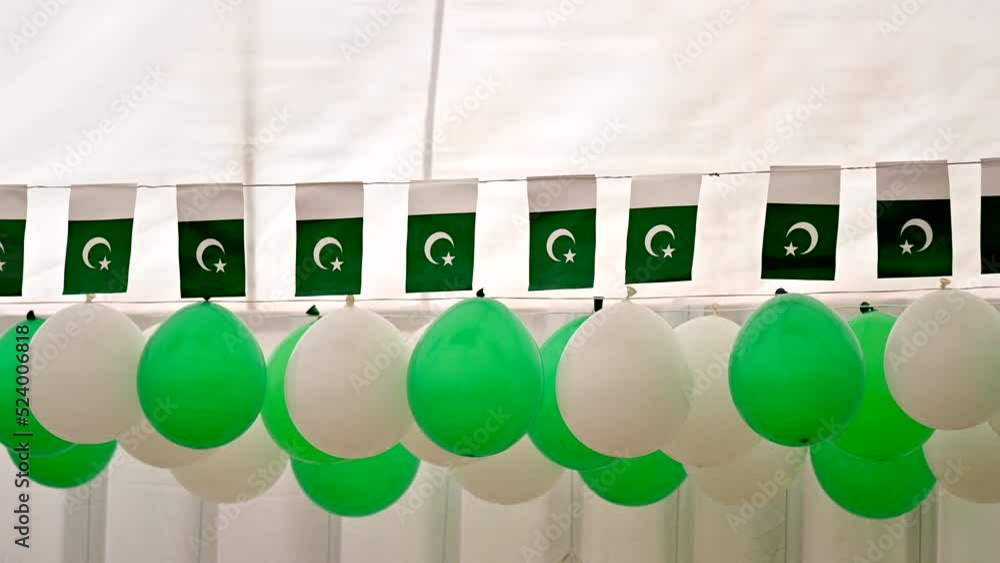Pakistan Independence Day decorations, Pakistan Flags, 14 August ...