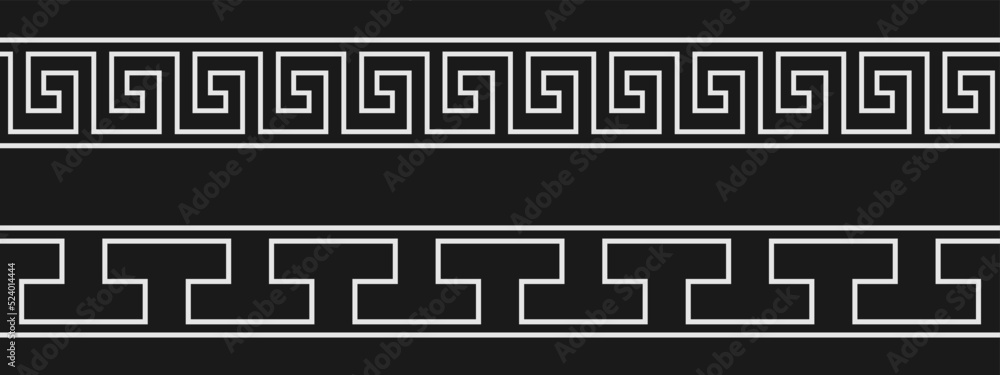 Seamless Greek key patterns Stock Vector | Adobe Stock