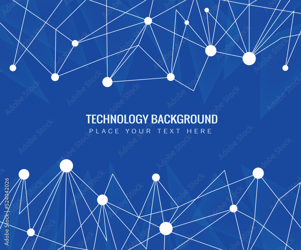 Technology background with space for your text. Vector illustration for ...