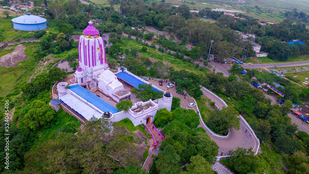 Beautiful aerial view of Jagannath Temple, The Jaganath temple is on ...