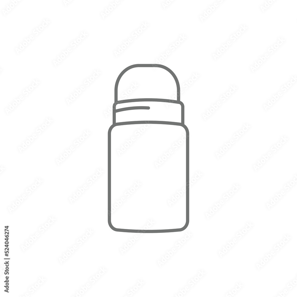 Deodorant Roll On Outline Icon, deodorant icon vector. Linear style ...